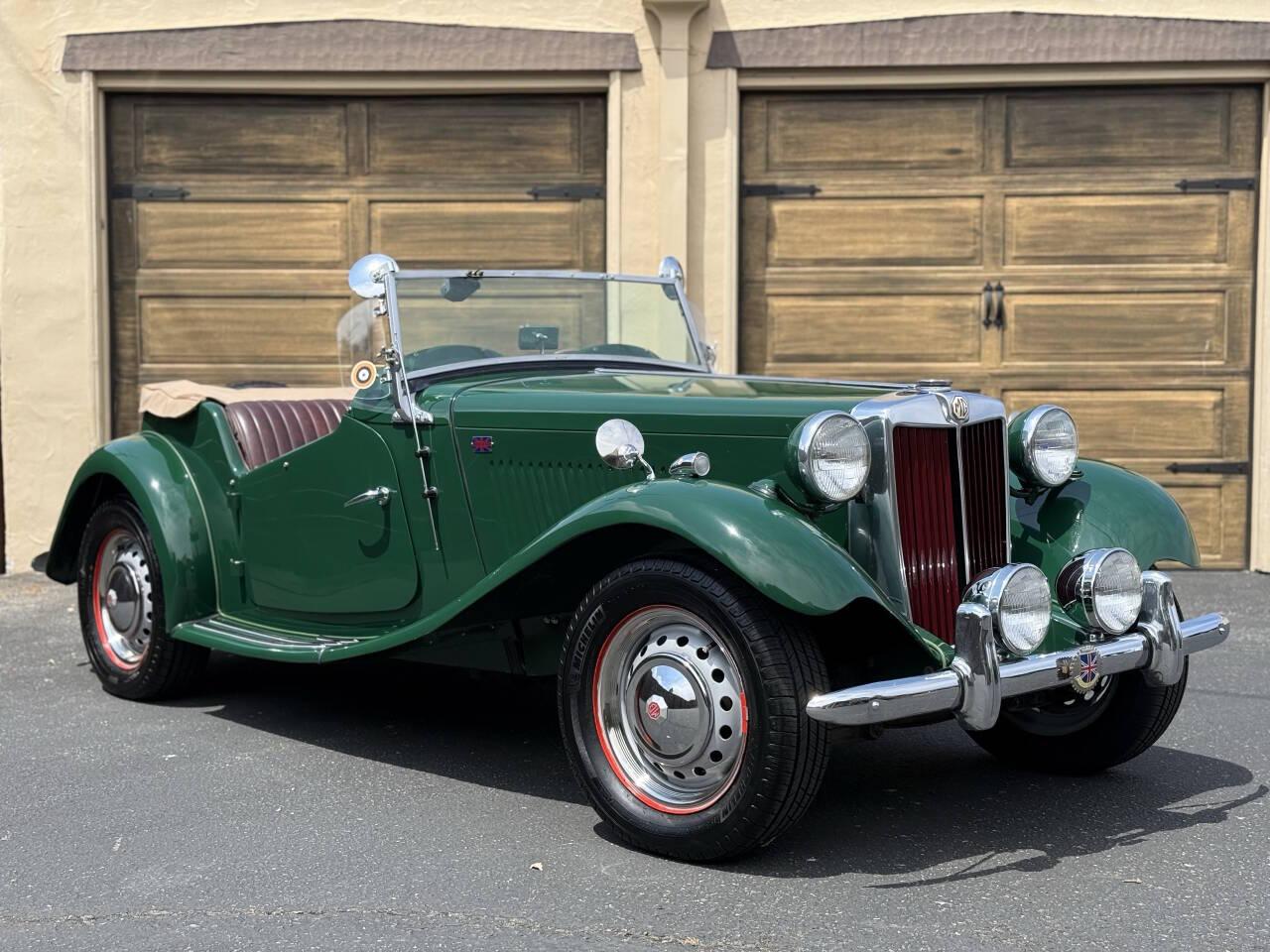 Used 1952 MG TD For Sale (Sold) | Dodi Auto Sales Stock #mgtdgreenn